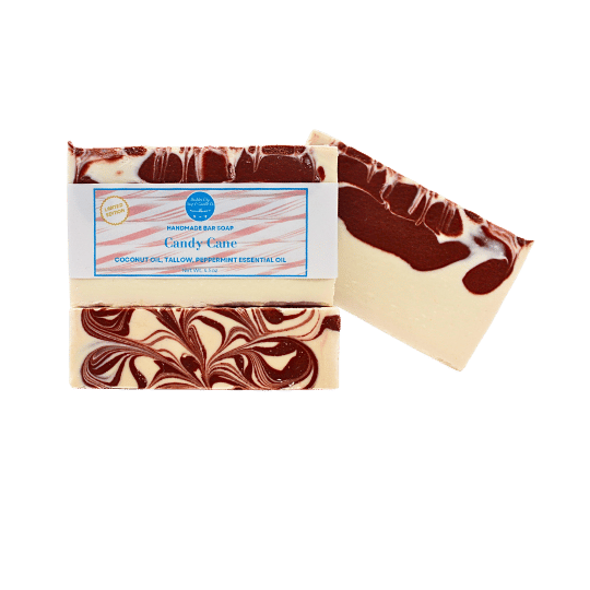 Candy Cane | Limited-Edition Holiday Soap – Boulder City Soap & Candle Co.